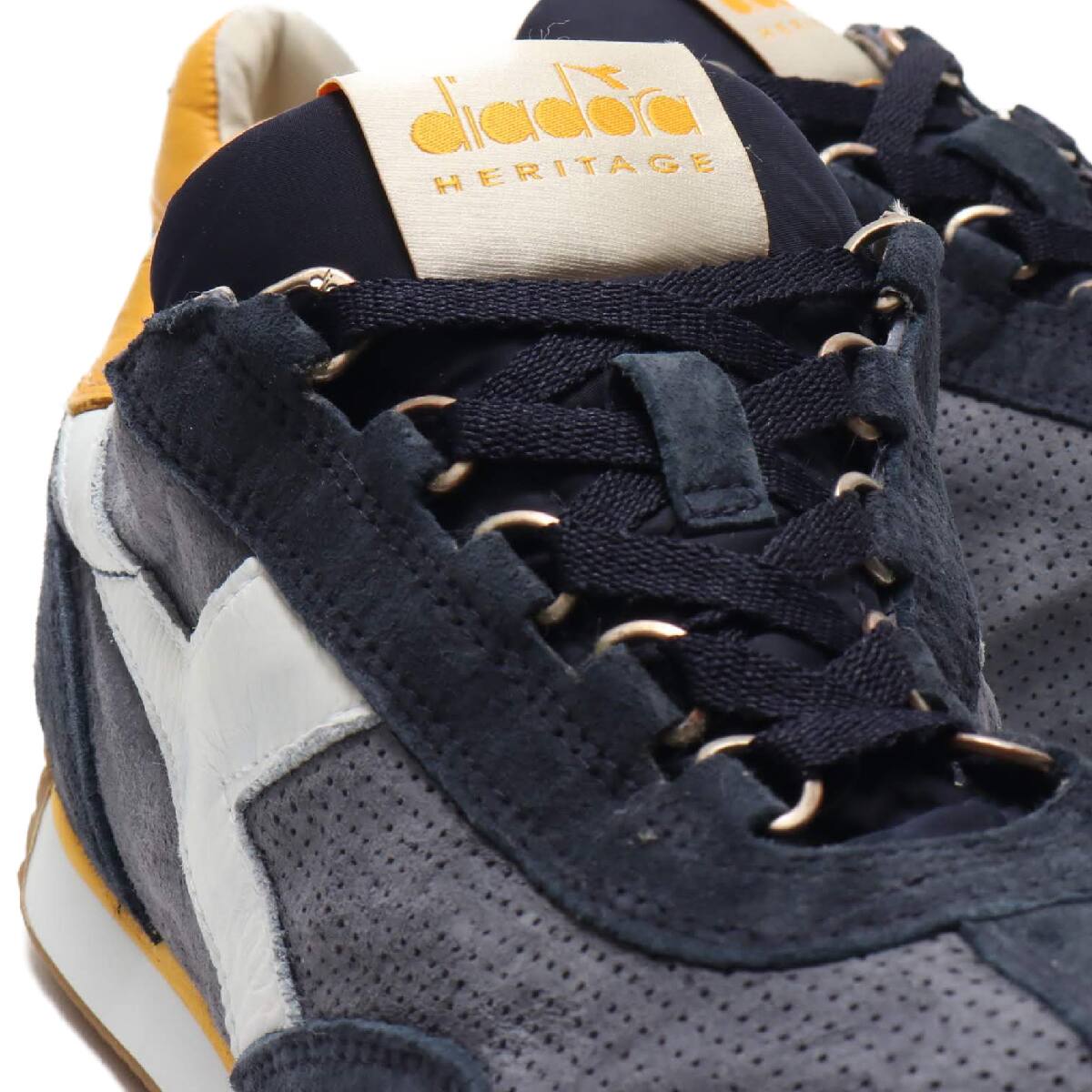 DIADORA EQUIPE SUEDE SW FLINT STONE/BLUE NIGHTS 19FA-I（ディアドラ エキップ スエード ...