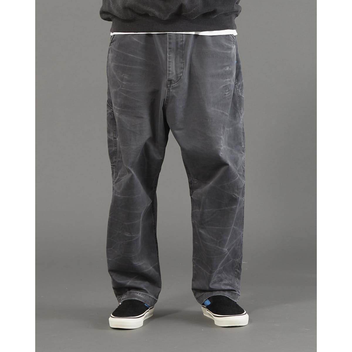LIBERAIDERS SARROUEL CHINO PAINTER PANTS CHARCOAL 23FA-I LIBERAIDERS SARROUEL CHINO PAINTER PANTS CHARCOAL 23FA-I