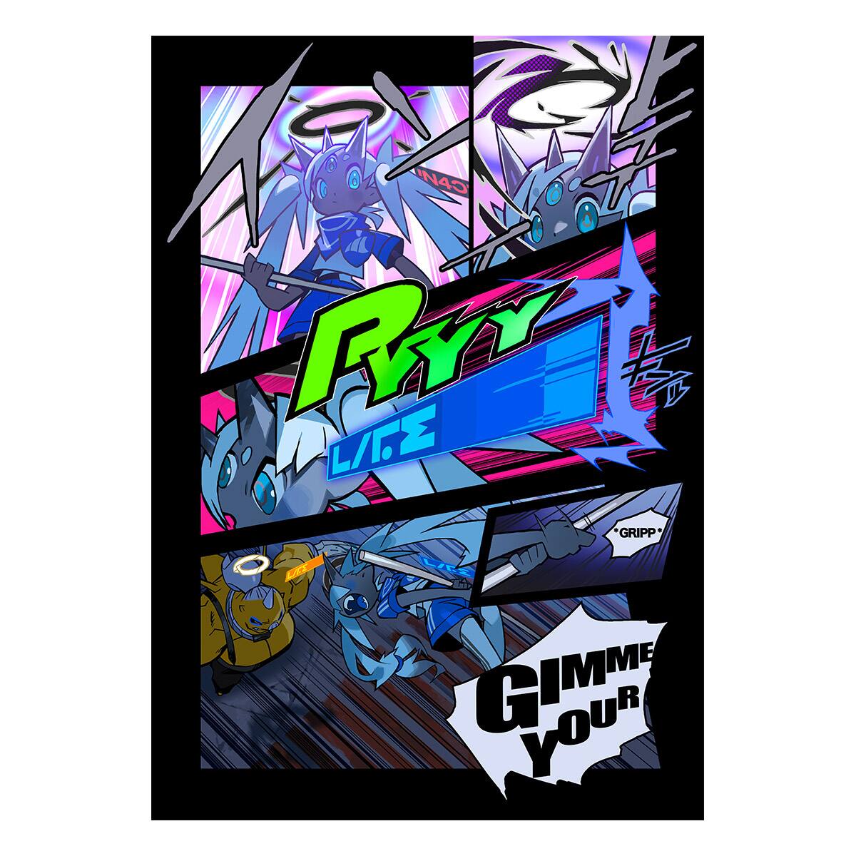 Sevnzel #424D99 AUTOGRAPHED POSTER B3 - 05 21SU-I