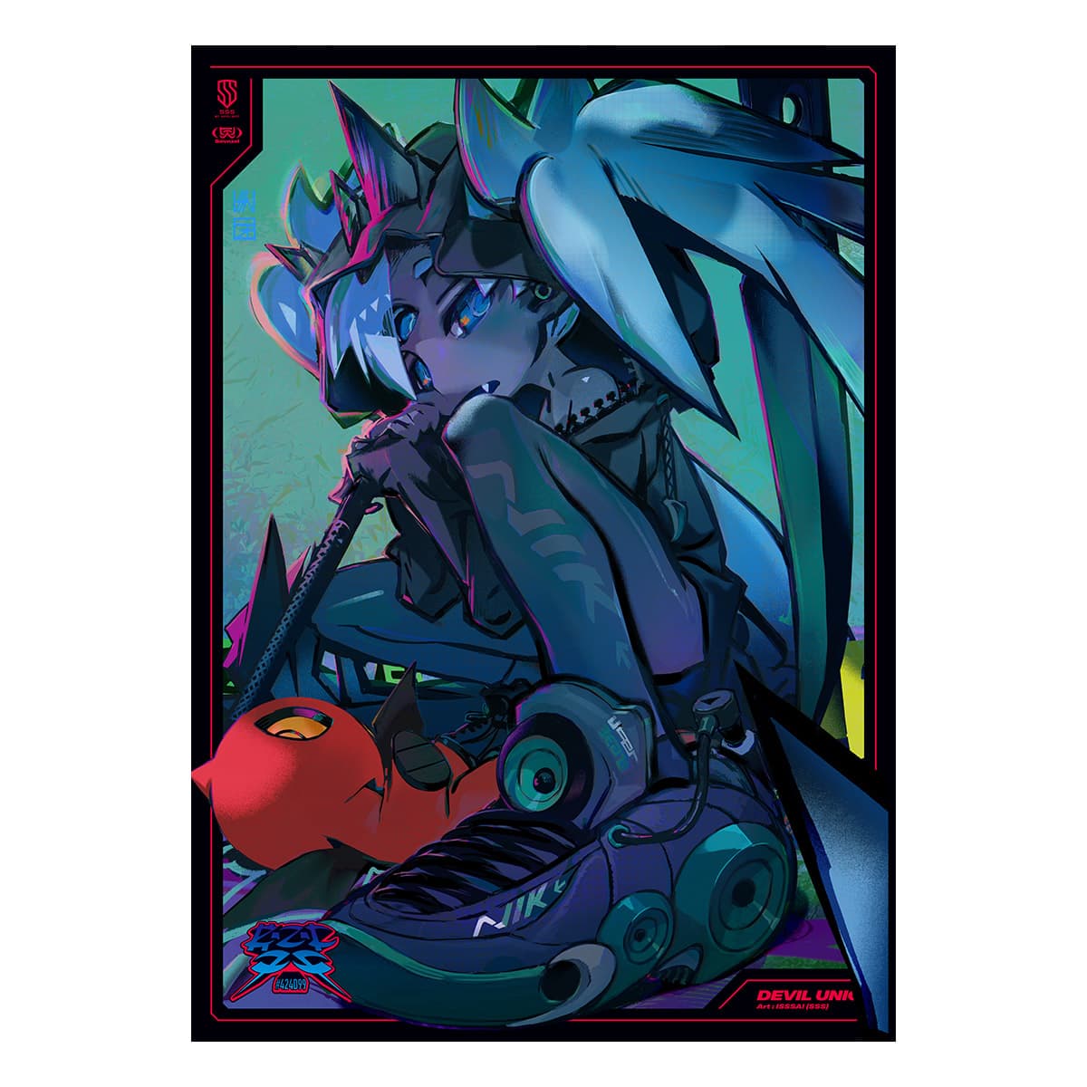 Sevnzel #424D99 ISSSAI-SSS AUTOGRAPHED POSTER 21SU-I